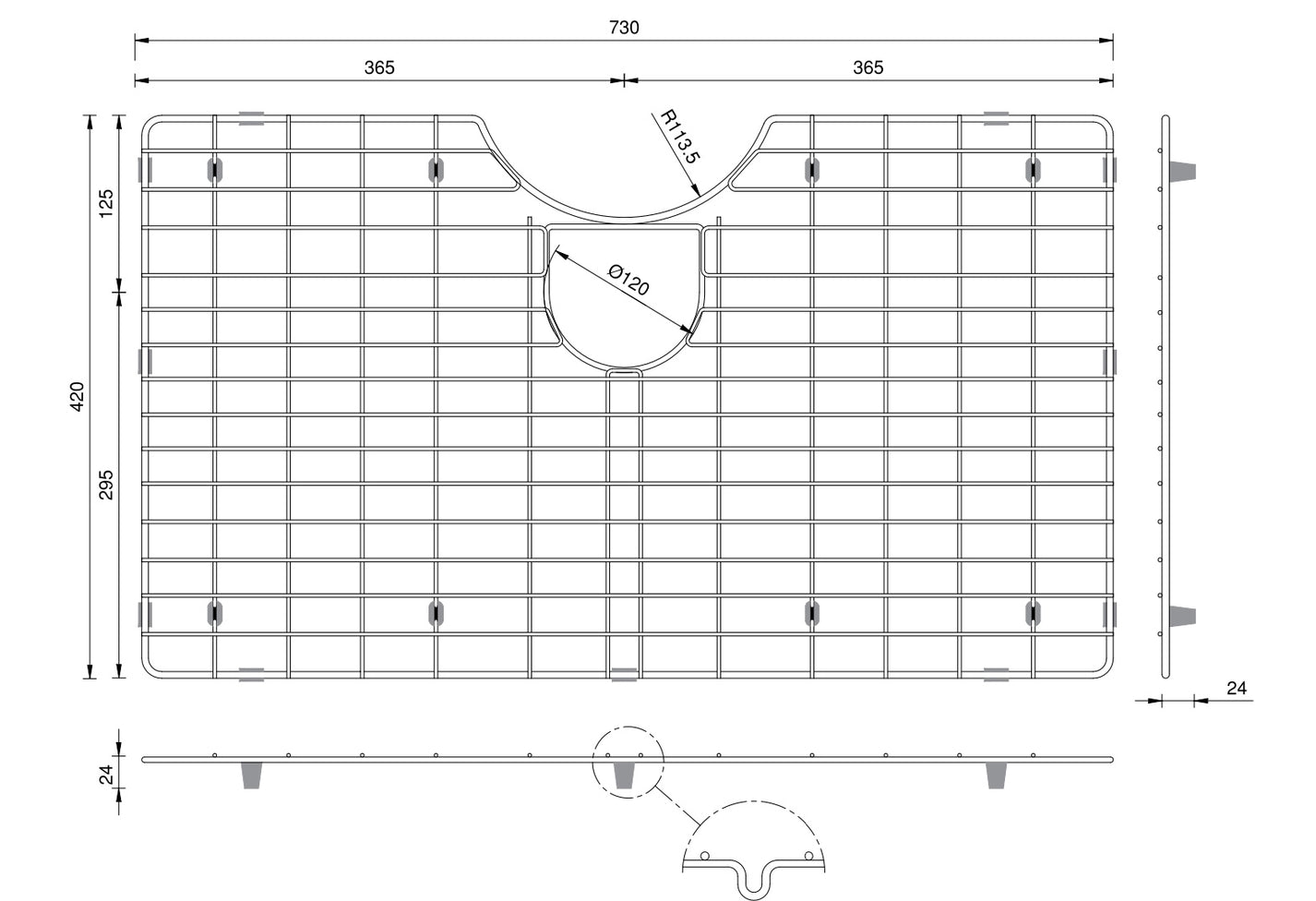 British Butler Sink 795 - Grid – Farmhouse sinks